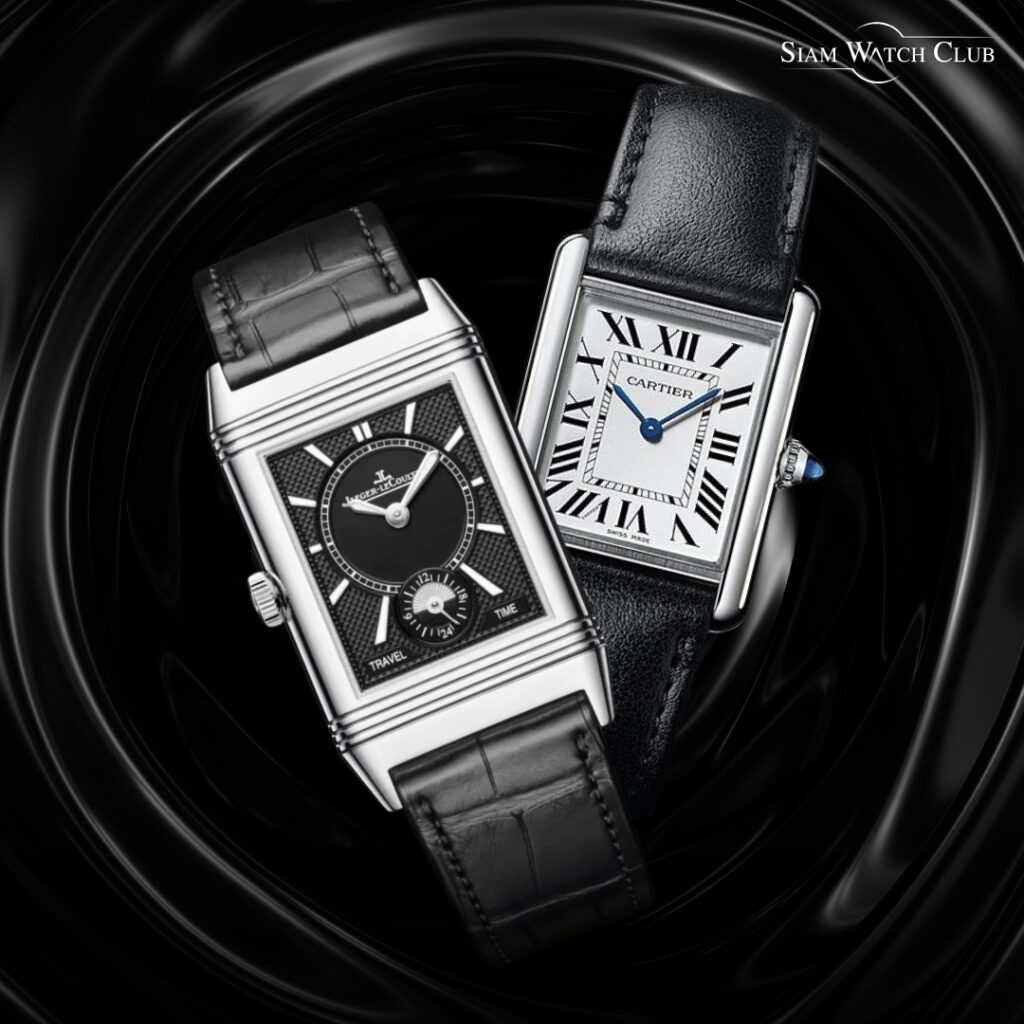 Jaeger-LeCoultre Reverso vs Cartier Tank เลือกเรือนไหนดี?