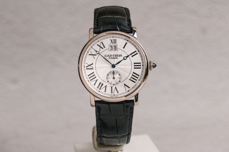 Cartier Rotonde Date 18K White Gold | Siam Watch Club