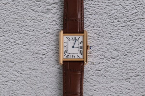 Cartier Tank Solo Small Model 18K Rose Gold (3168) | Siam Watch Club