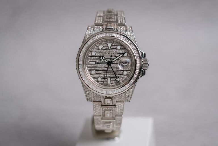 Rolex ICE GMT MASTER II Full Diamond | Siam Watch Club